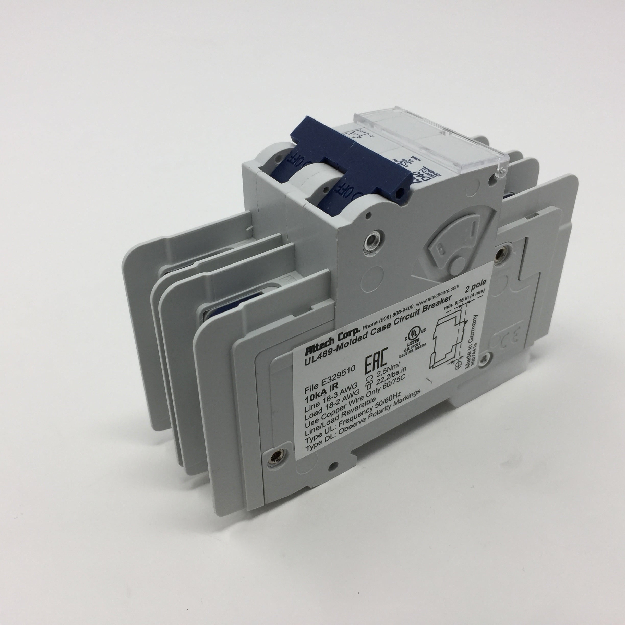 2D40DL Altech UL489 Breaker | Hawk Electronics