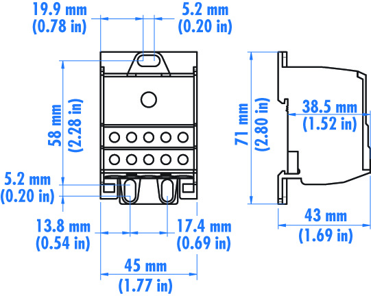 38074 Altech Terminal Blocks | Hawk Electronics