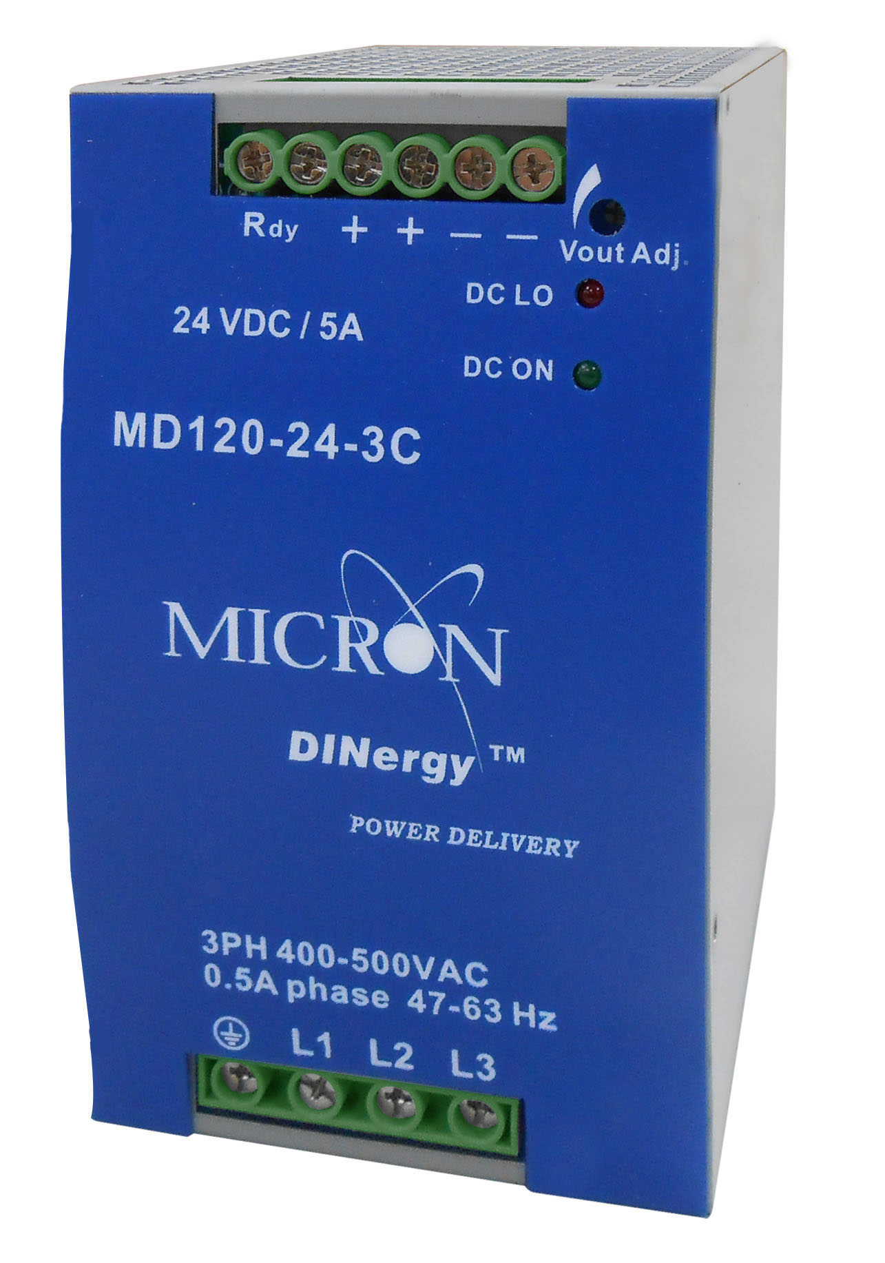 MD120-24-3C Micron Industries Din Rail | Hawk Electronics
