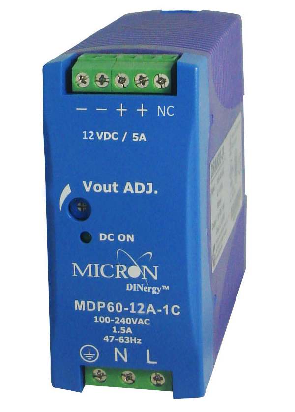 MDP60-12A-1C Micron Industries Din Rail | Hawk Electronics