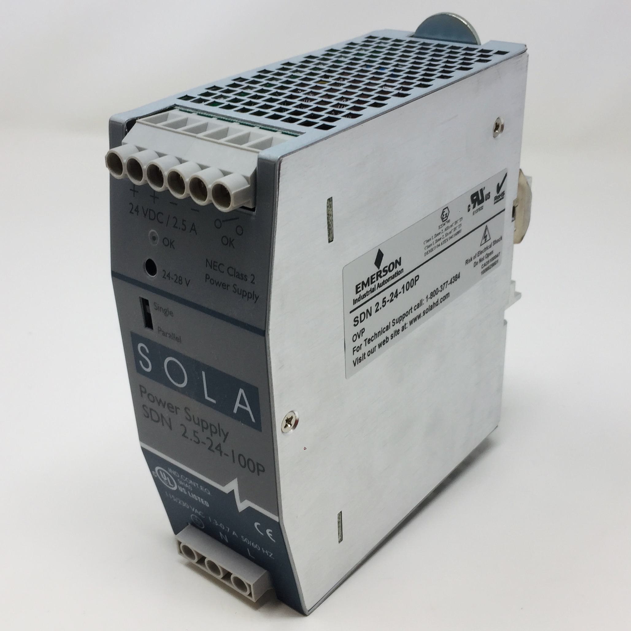 SDN2524100P Sola HD Din Rail | Hawk Electronics