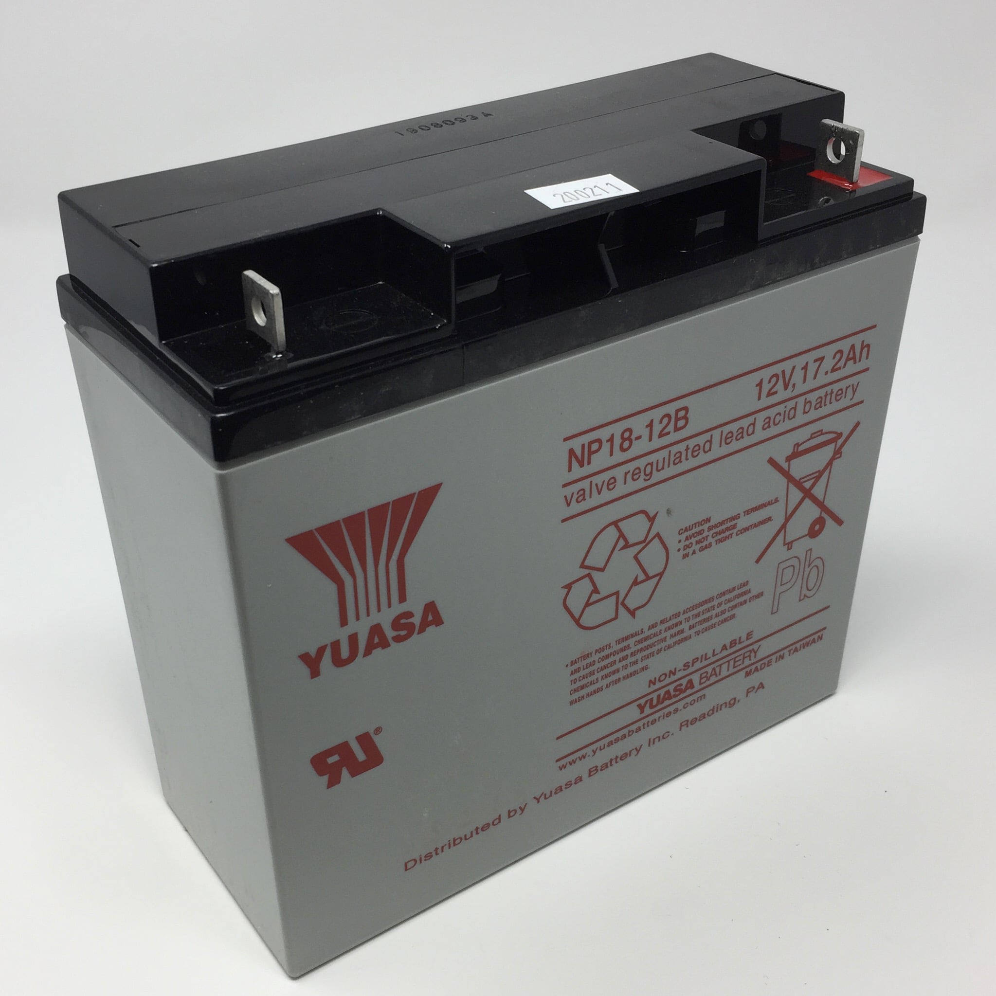 NP18-12B YUASA SLA Sealed Lead Acid | Hawk Electronics